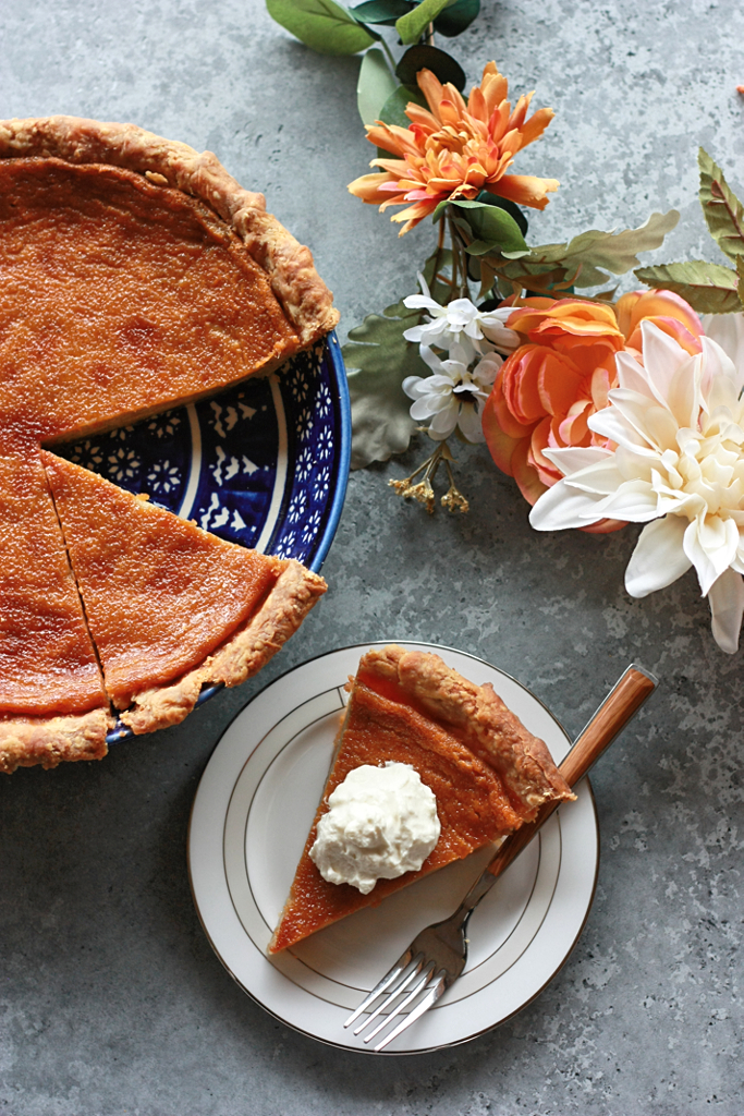 maple and nutmeg pie with salted bourbon whipped cream – Dahlia Kitchen